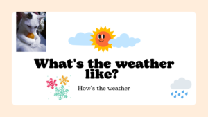 What’s the weather like?詢問天氣文法 - 莓喵英文Fun It rains a lot